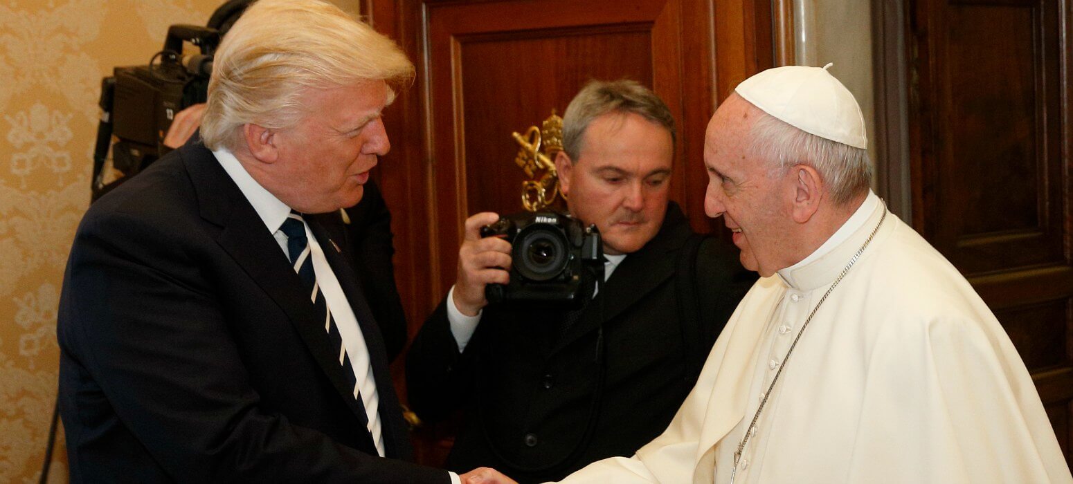 Pope, President Trump speak of hopes for peace - Archdiocese of Baltimore