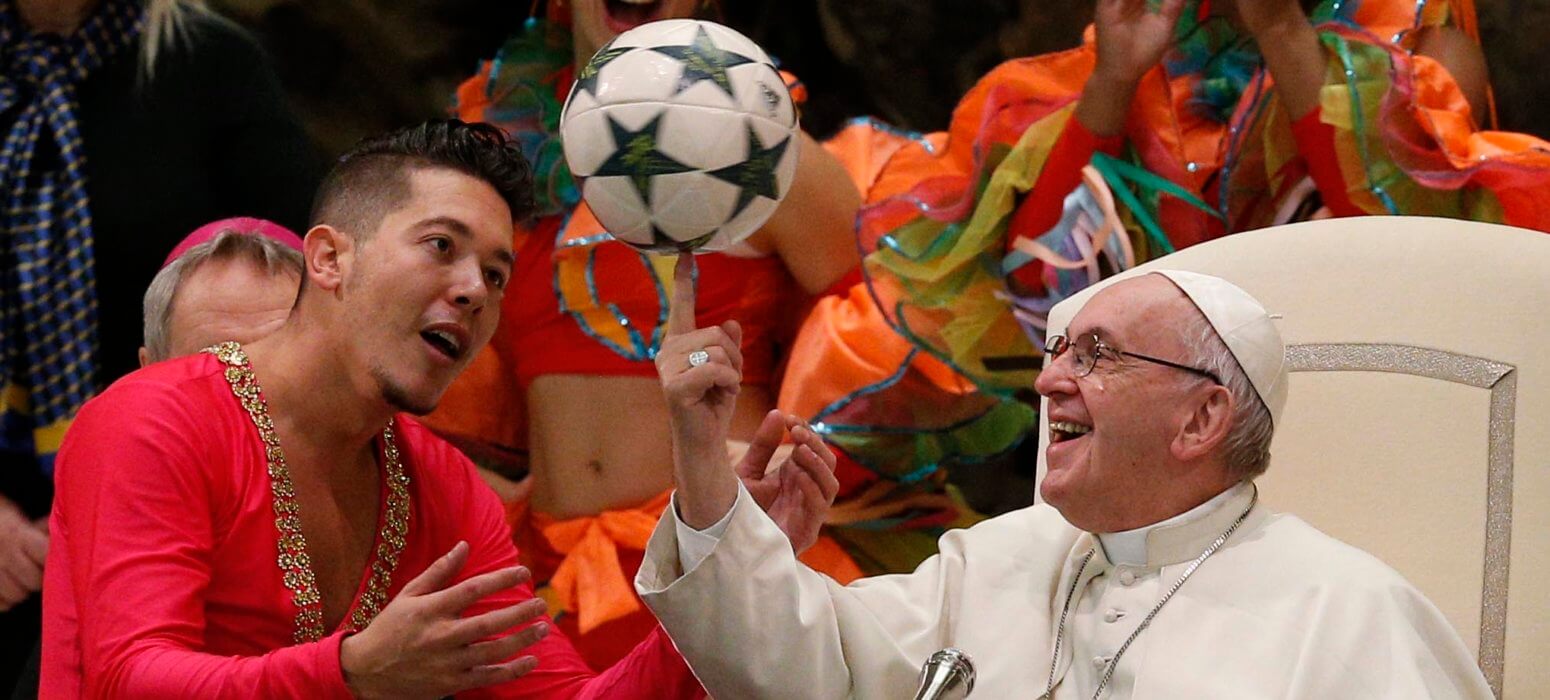 Prayer involves recognizing self as God's beloved child, pope says ...