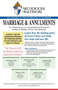 Marriage Tribunal - Archdiocese of Baltimore